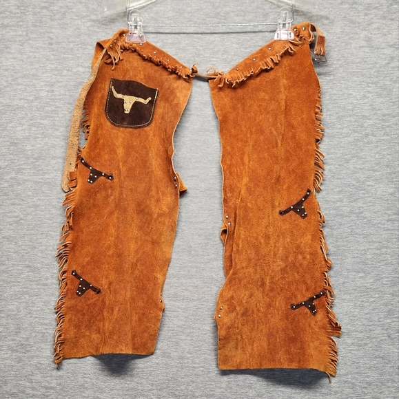 Costumes | Texan Longhorn Cowboy Cowgirl Country Western Suede Leather ...